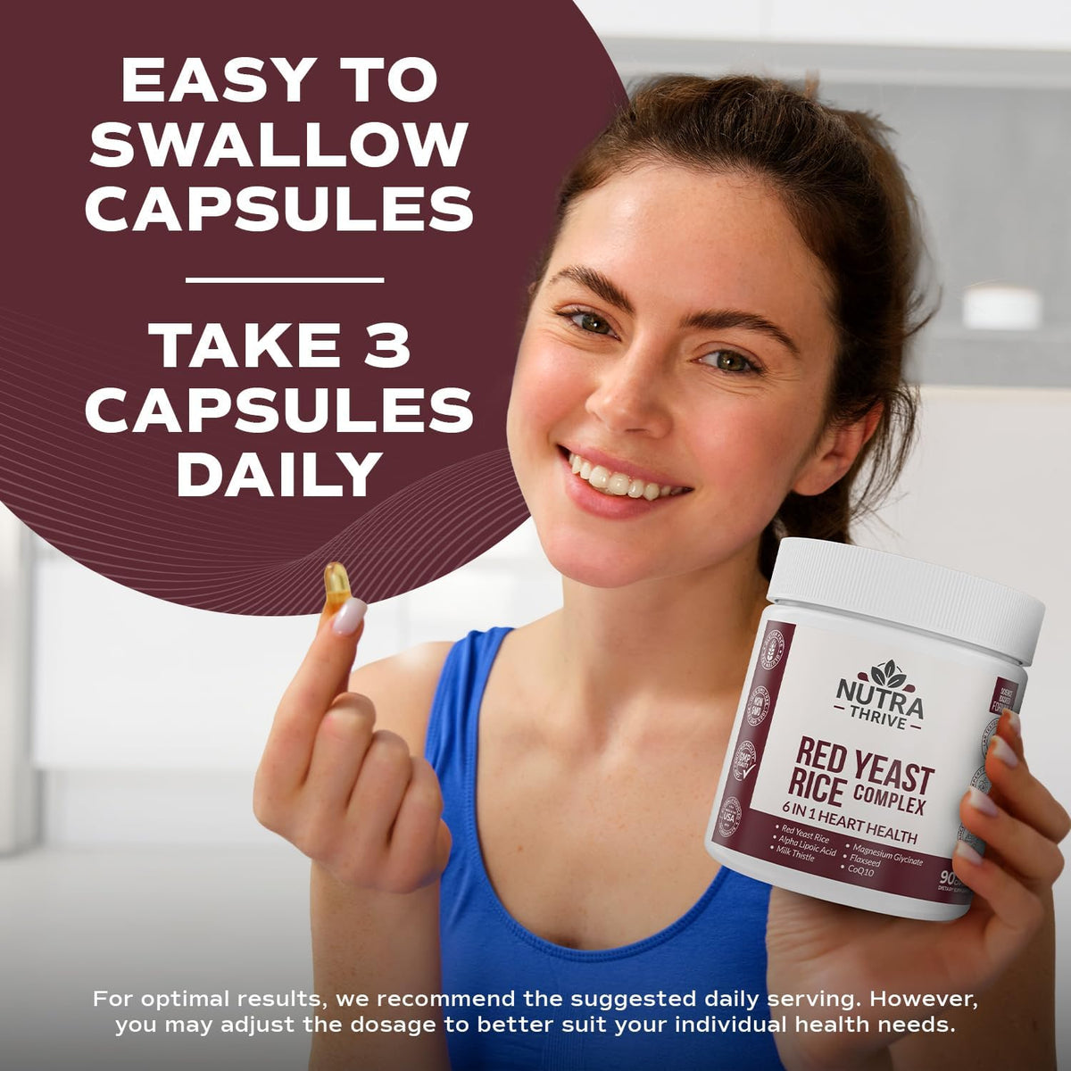 Nutrathrive herbal supplement capsules
