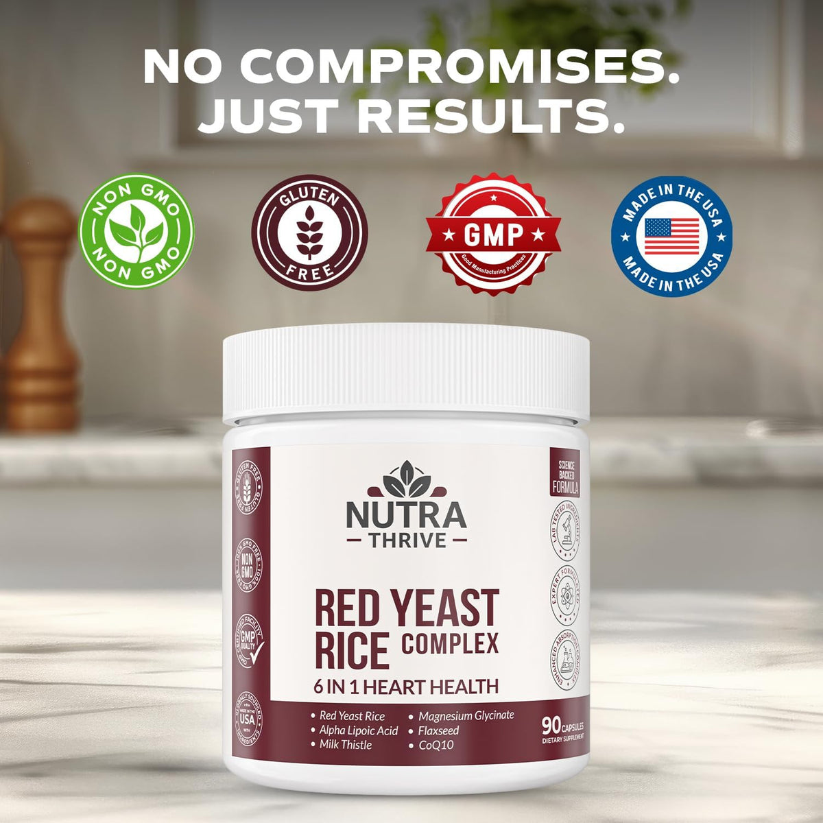 Nutrathrive Red Yeast Rice ingredients