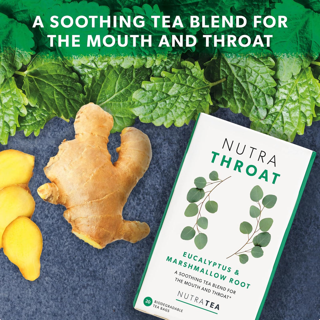 NUTRATHROAT ginger tea for soothing