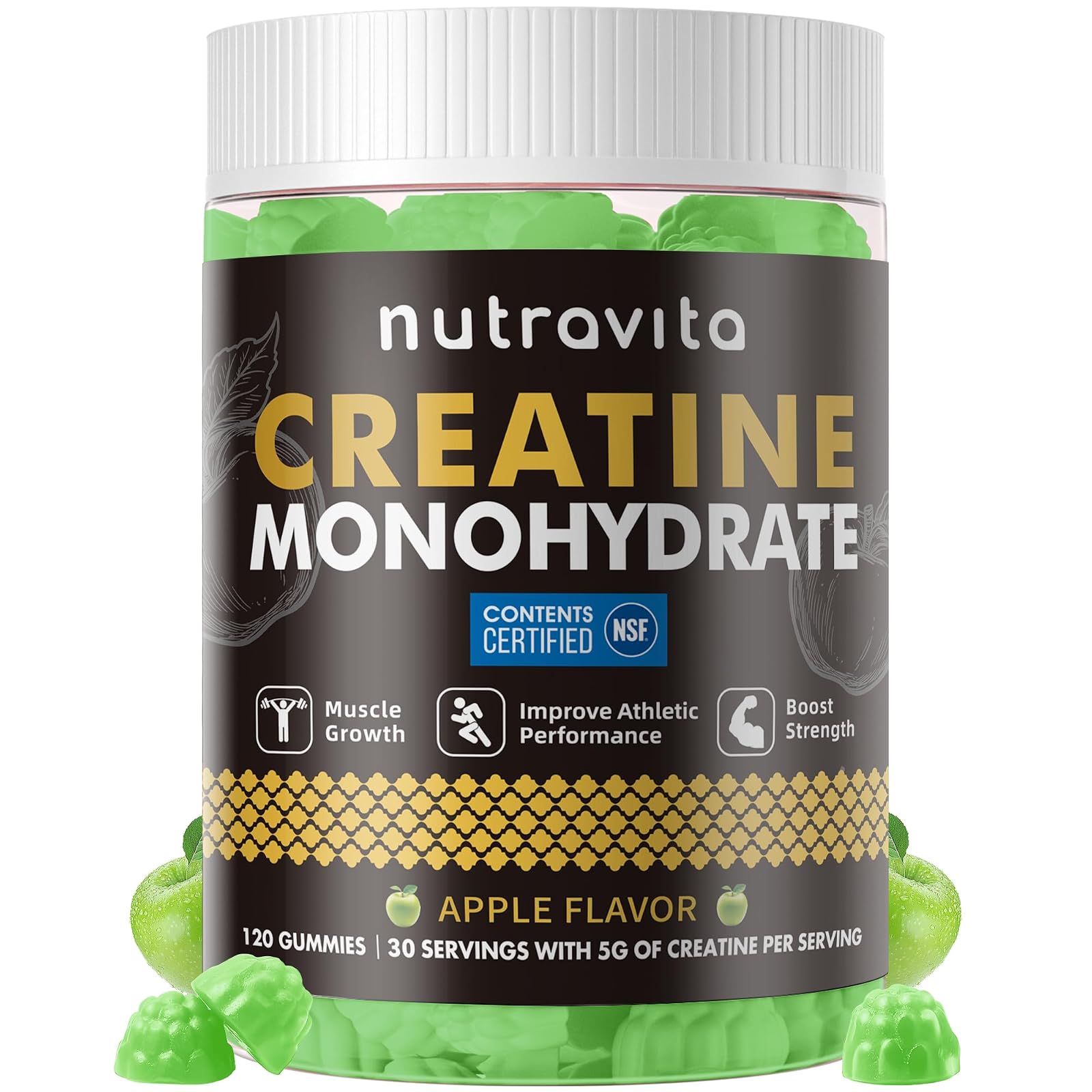 Nutravita creatine gummies for energy