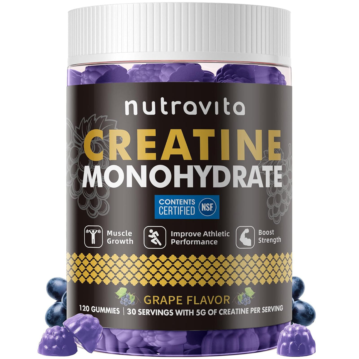 Nutravita creatine gummies for energy