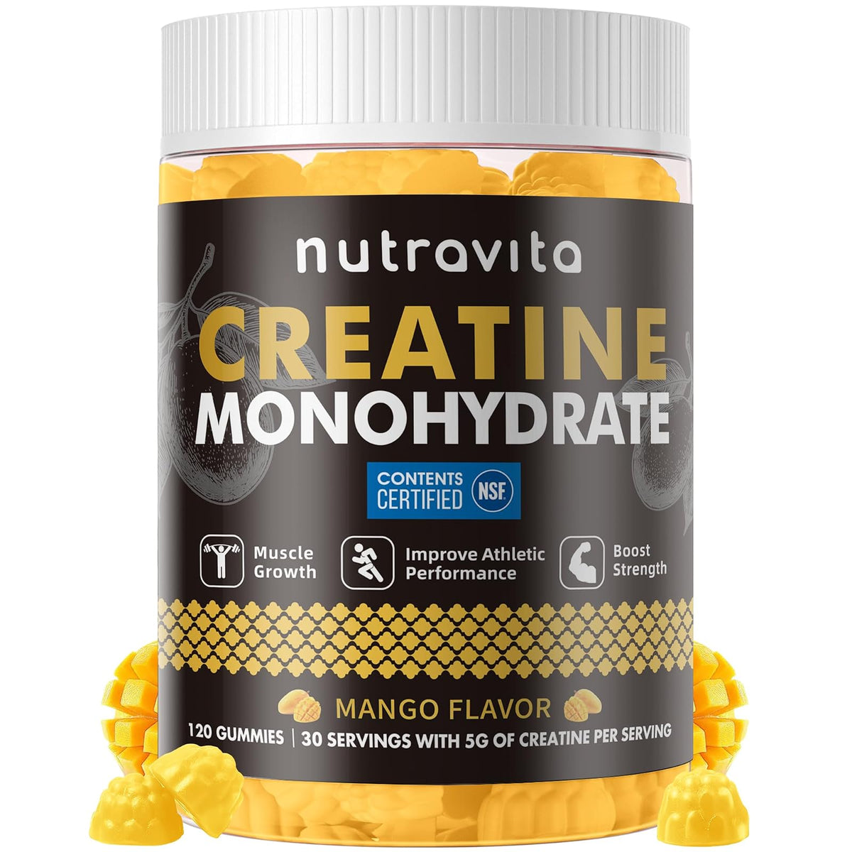 Nutravita creatine gummies for energy