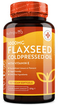 Nutravita flax seed oil capsules