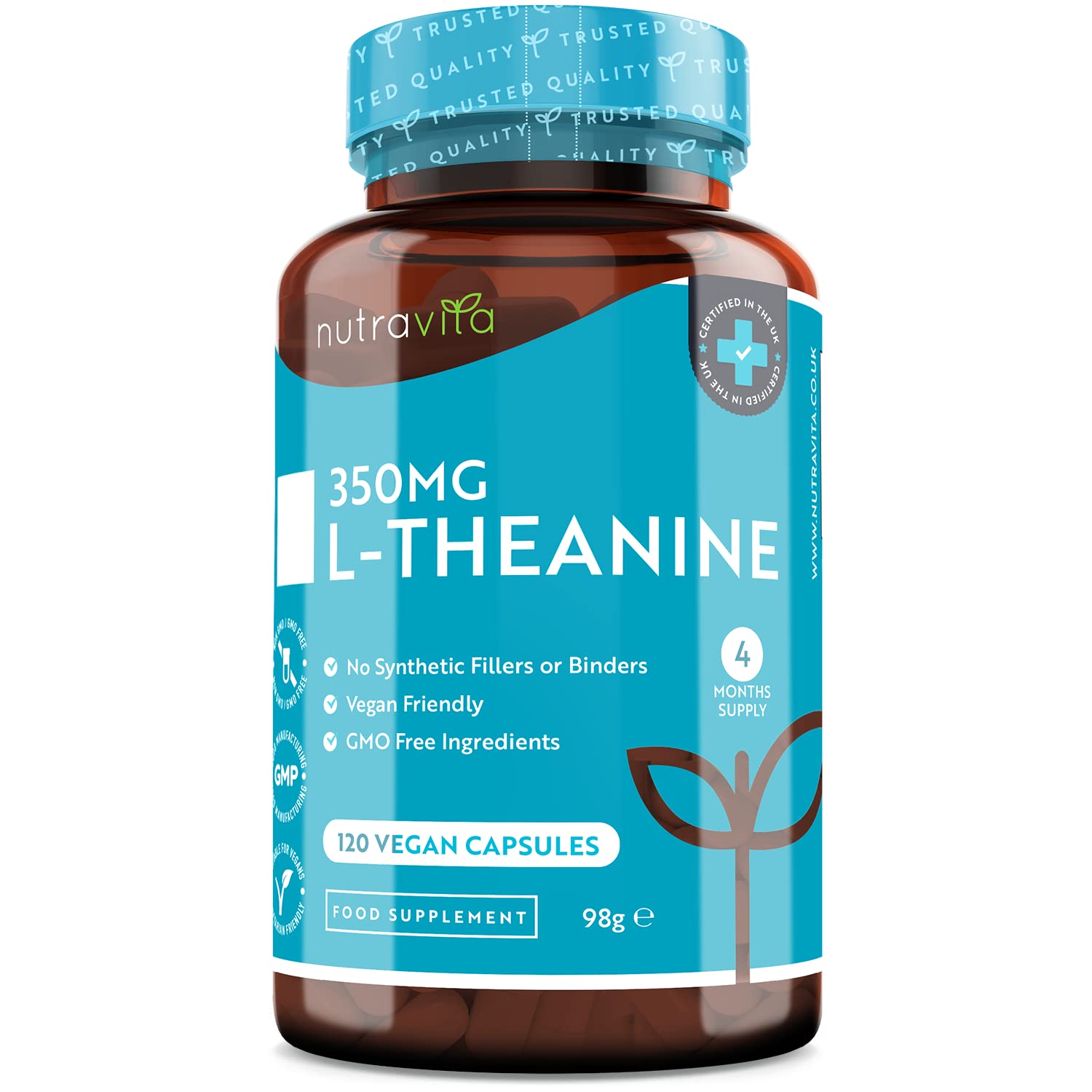 Nutravita L-Theanine high strength capsules