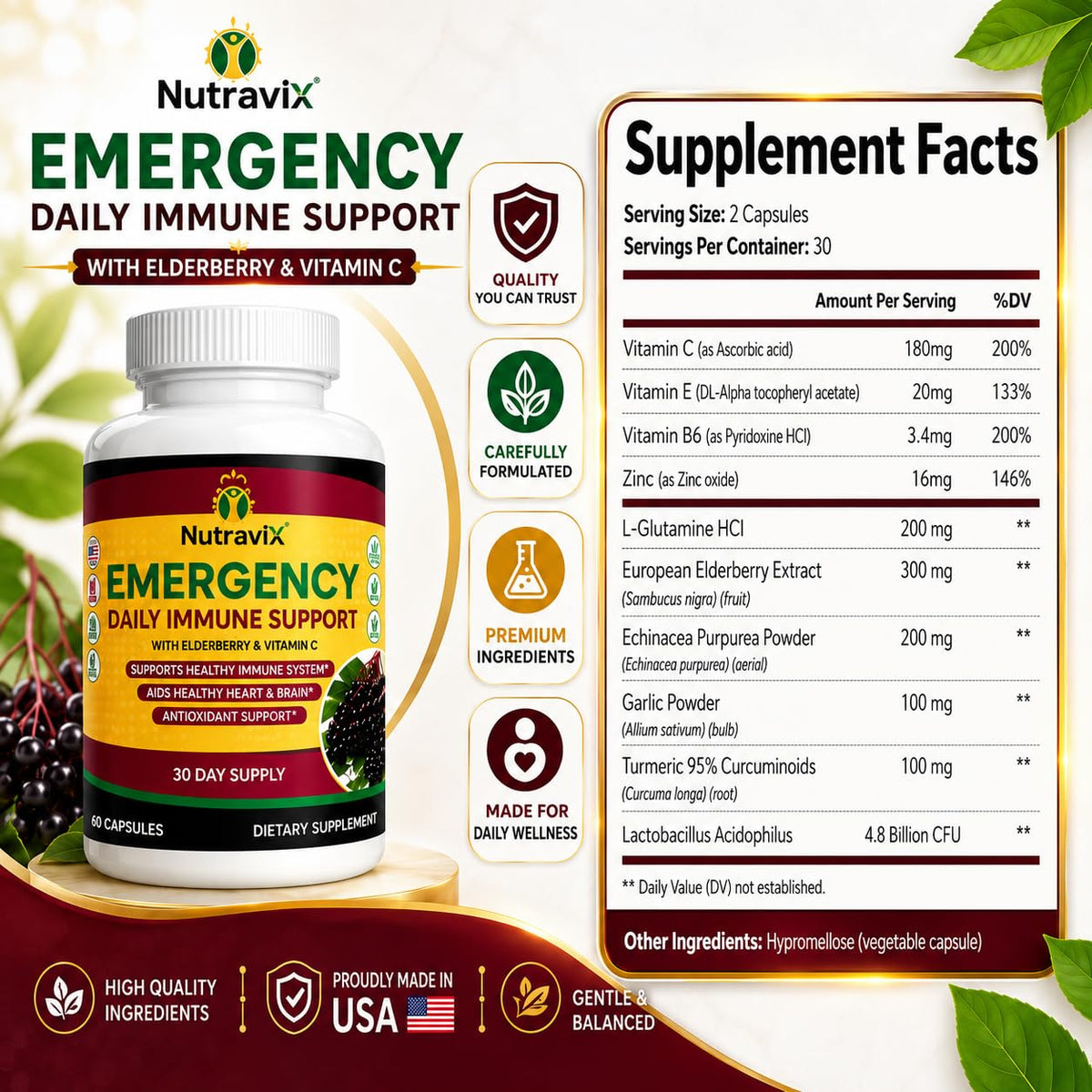 NutraviX elderberry for overall health