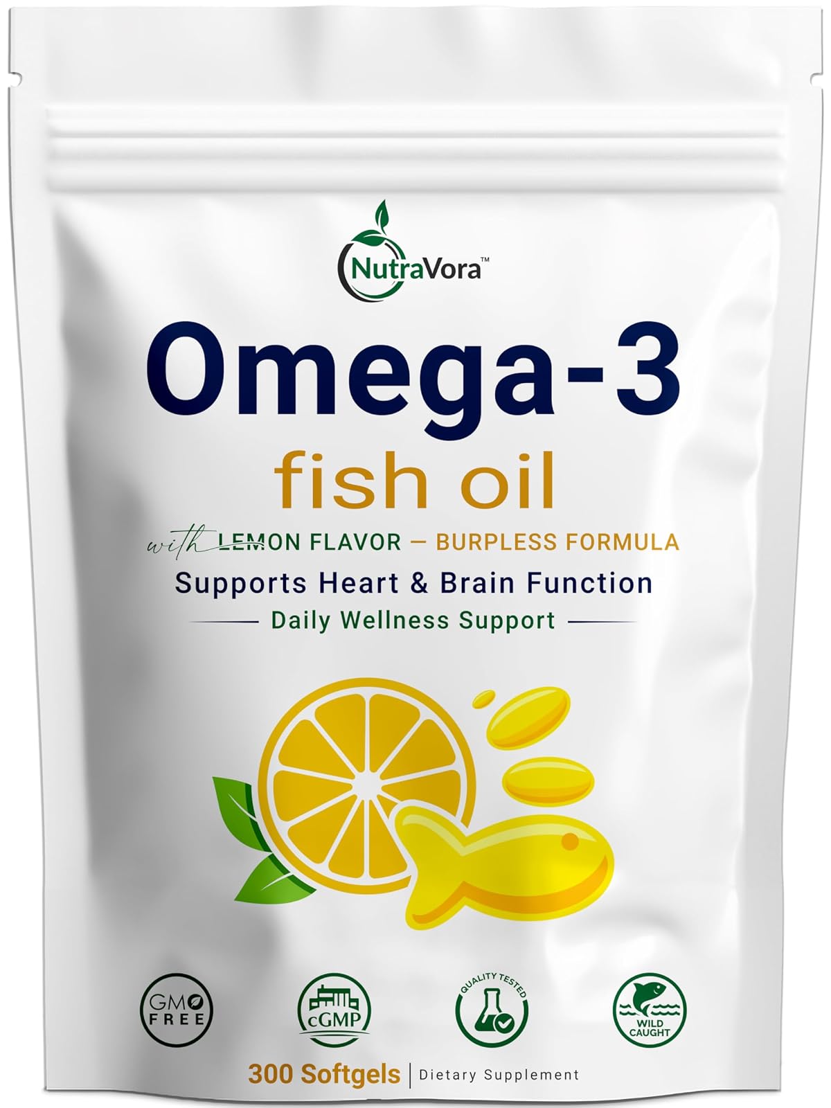 NutraVora Omega 3 fish oil benefits