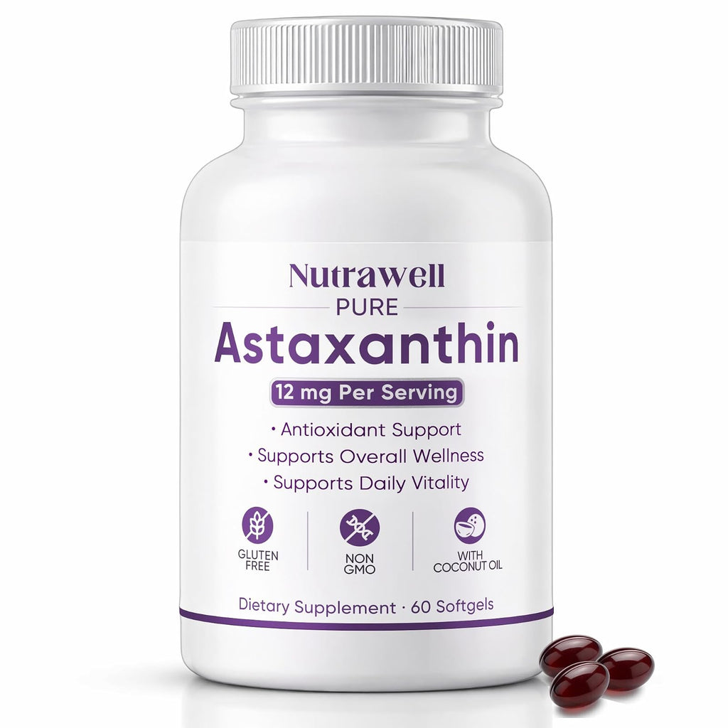 NutraWell Astaxanthin 12 mg softgels