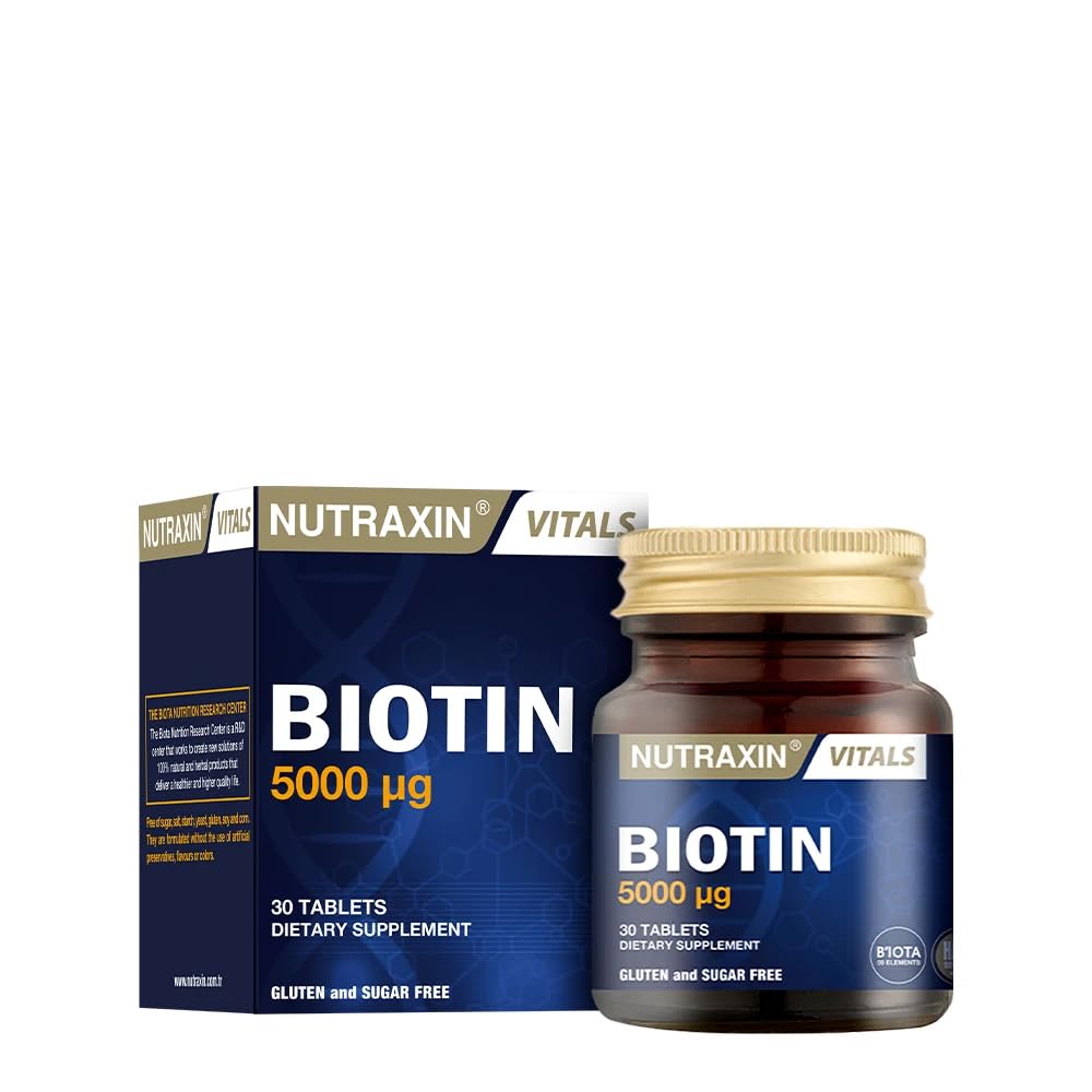 Nutraxin Biotin 5000 mcg tablets