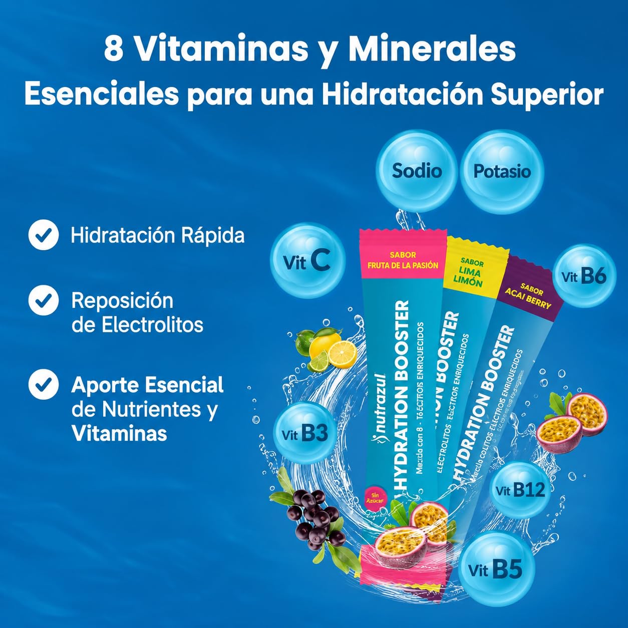 Nutrazul hydration booster electrolyte mix