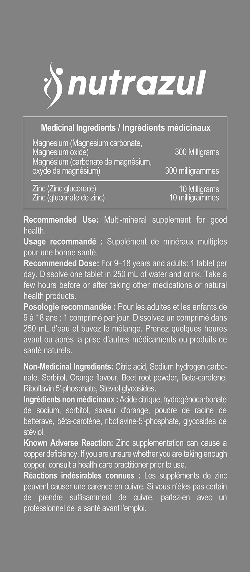 Nutrazul magnesium for active lifestyles