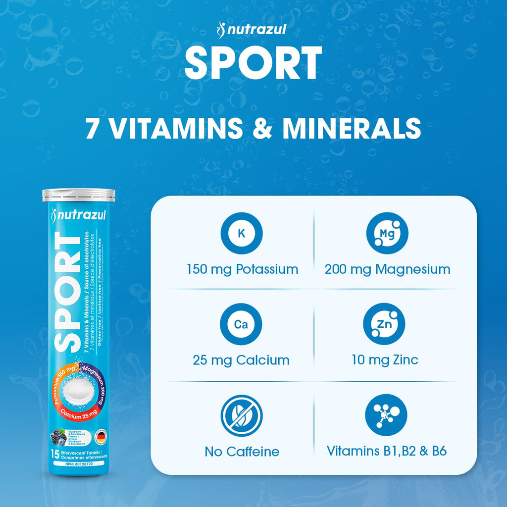 Nutrazul tablets replenish lost minerals