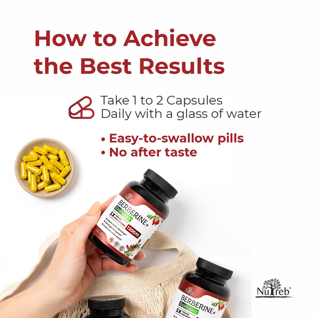 Nutreb 1200 mg berberine dosage guide