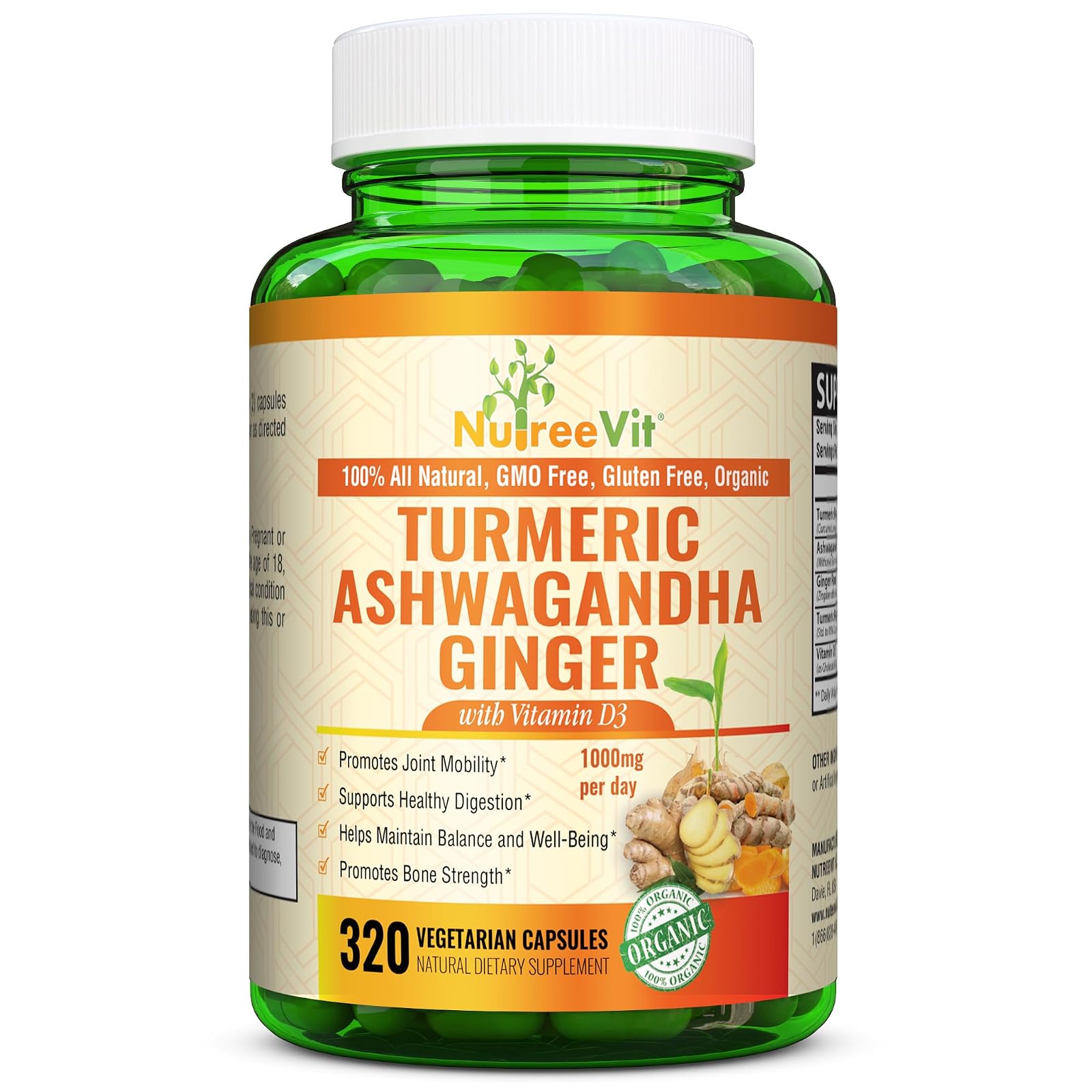 NutreeVit turmeric capsules for wellness