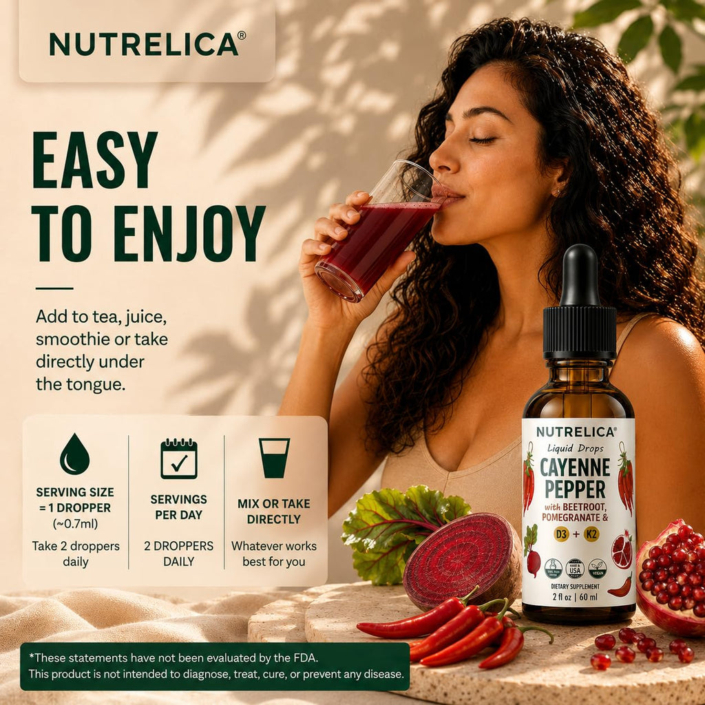 NUTRELICA Cayenne Pepper health benefits