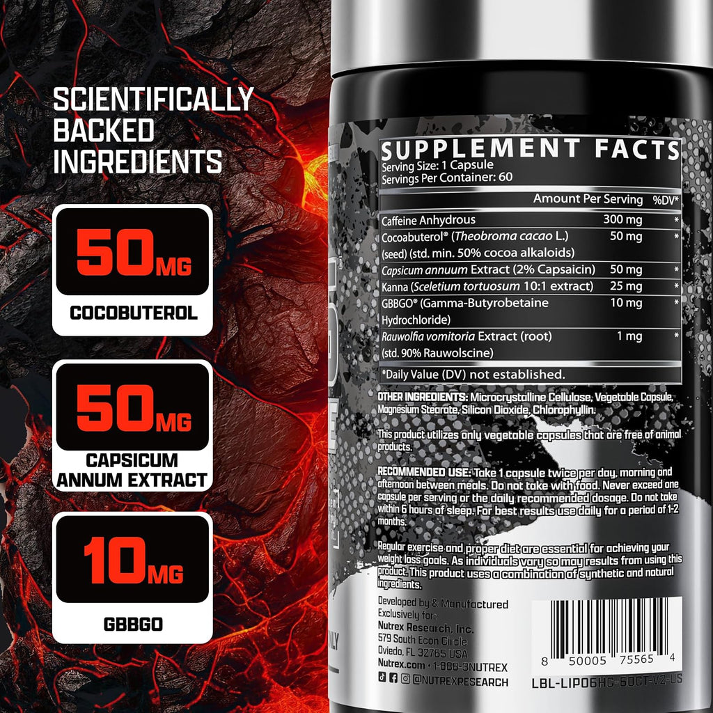 Nutrex fat burners for intense workouts