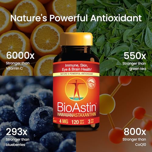 Nutrex Hawaii 4 mg astaxanthin benefits
