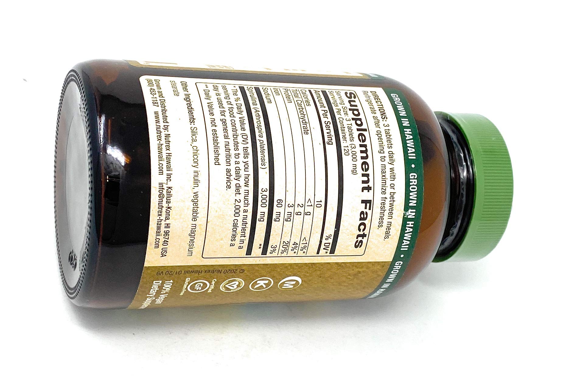 Nutrex Hawaii spirulina for active lifestyle