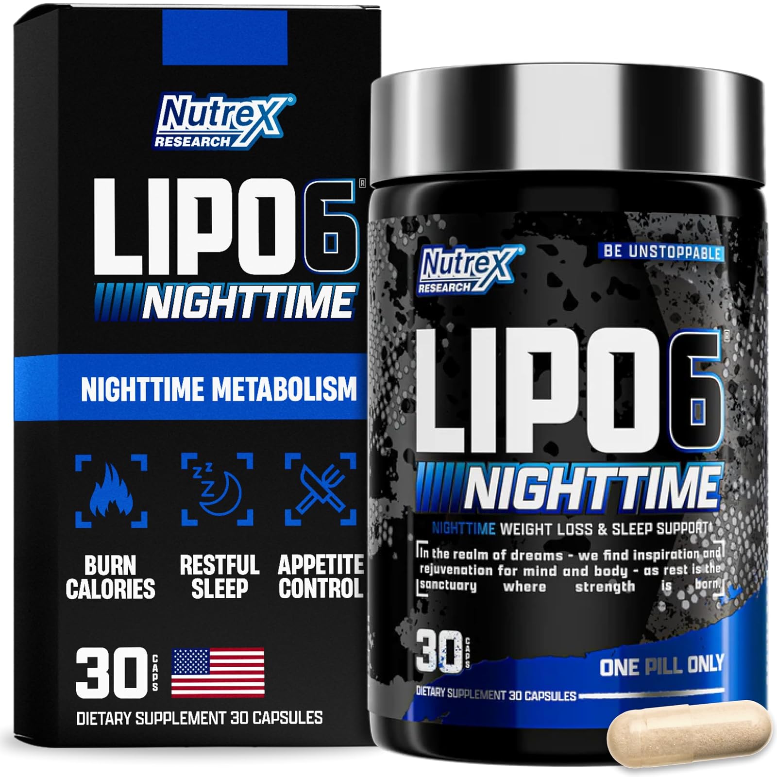 Nutrex Lipo 6 nighttime fat burners