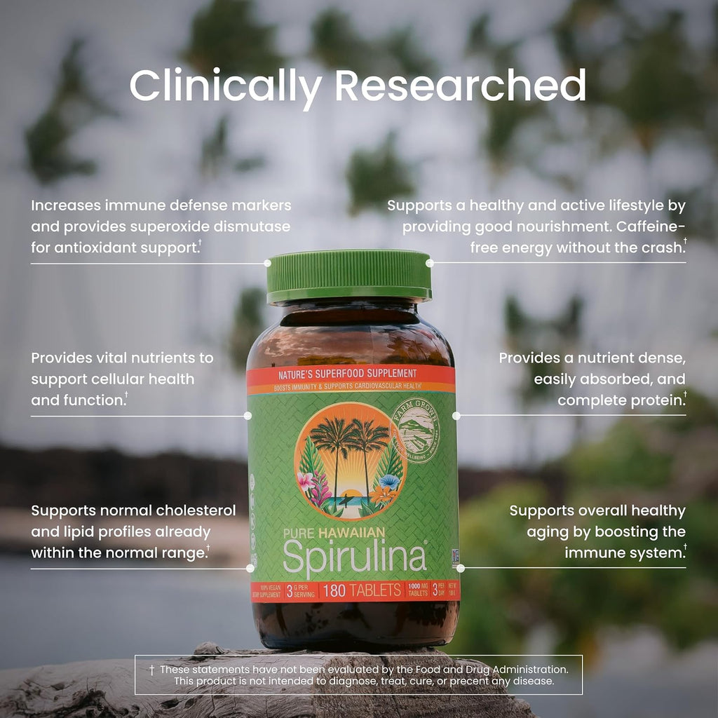 Nutrex spirulina supports immune health