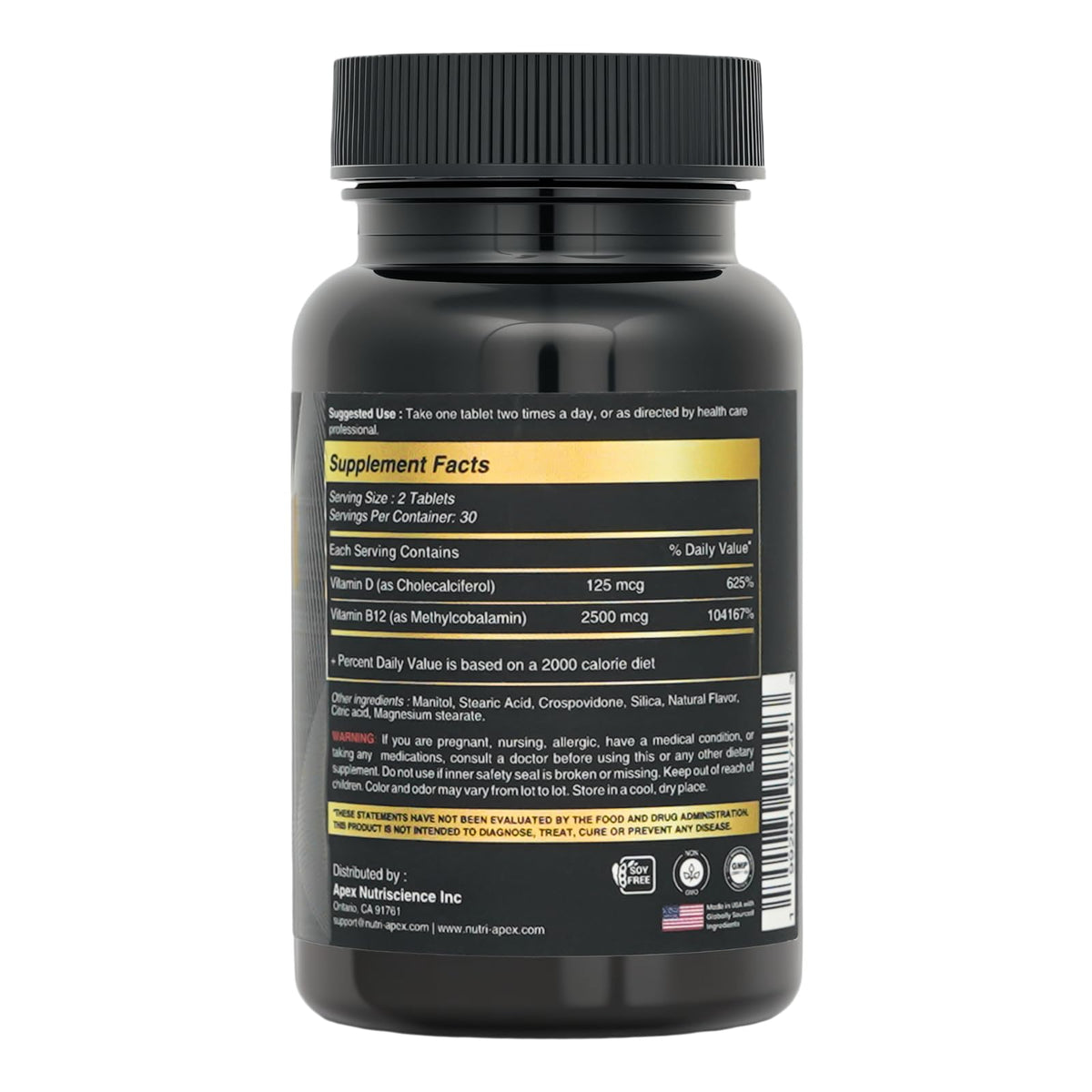 Nutri Apex Vitamin B12 energy boost