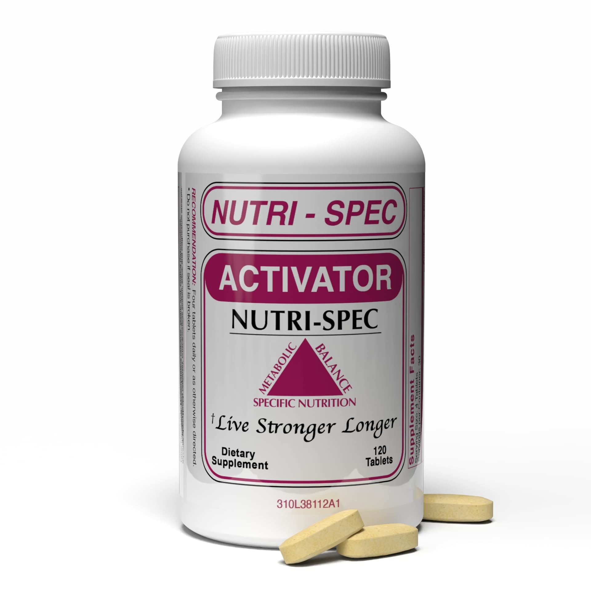 Nutri blended vitamin supplements for energy