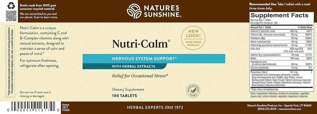 Nutri-Calm multivitamin for seniors