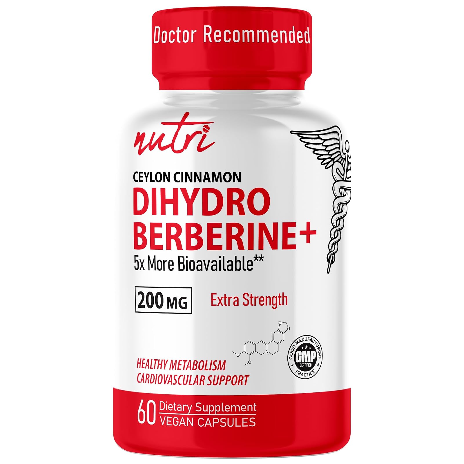 Nutri Dihydroberberine 200 mg capsules