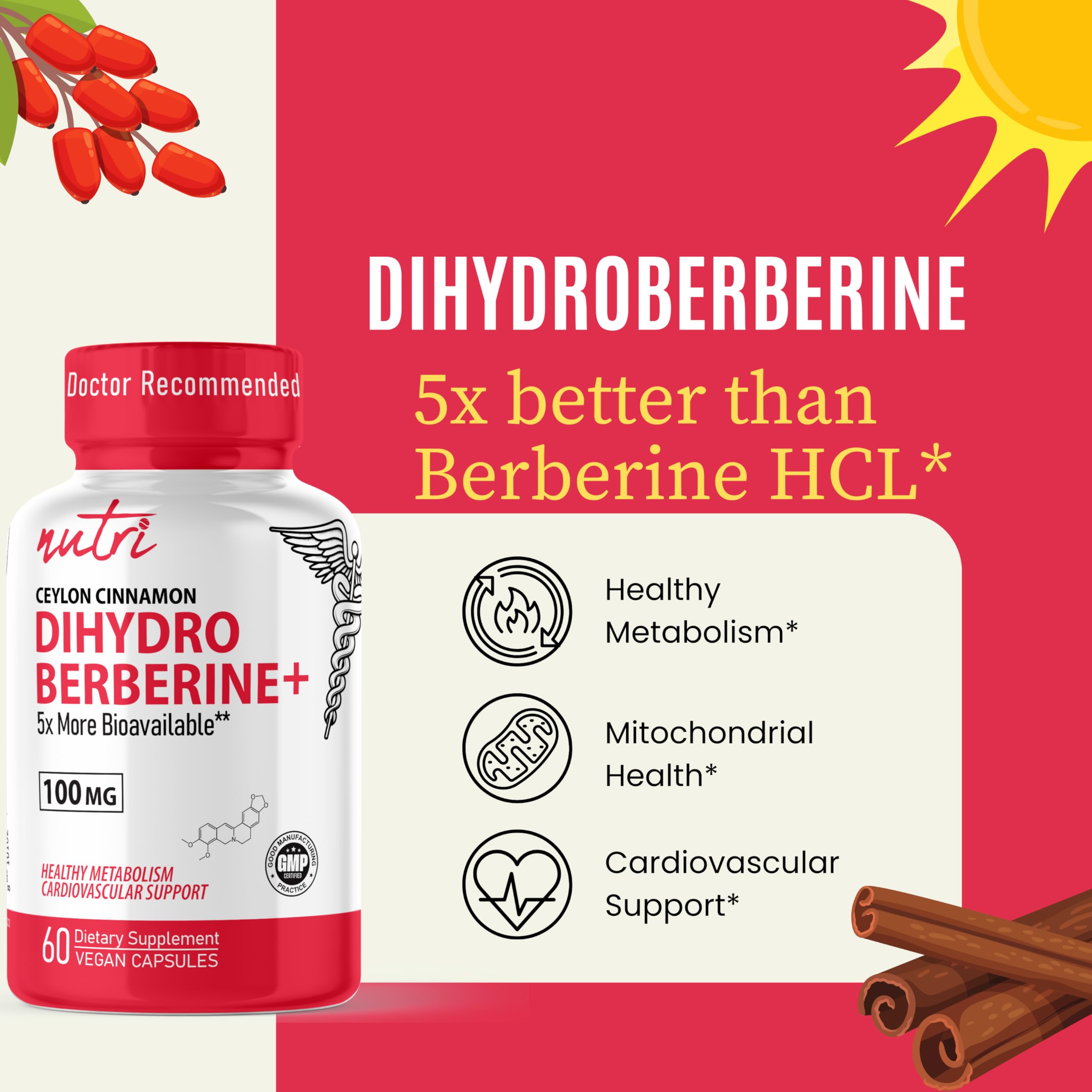 Nutri Dihydroberberine for energy boost