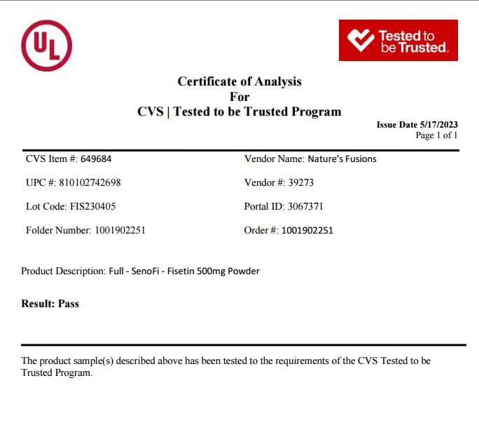 Nutri Fisetin whole food multivitamin capsules