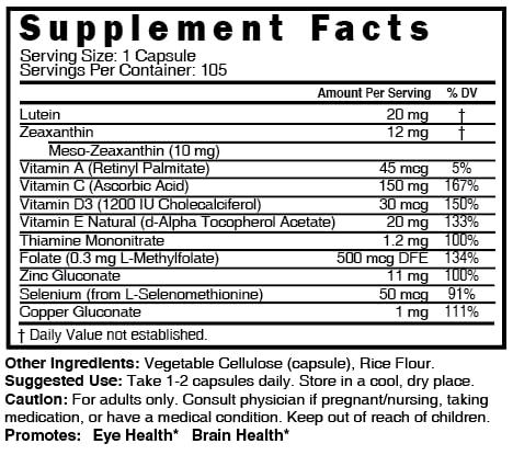 Nutri Lutein for enhanced vision support