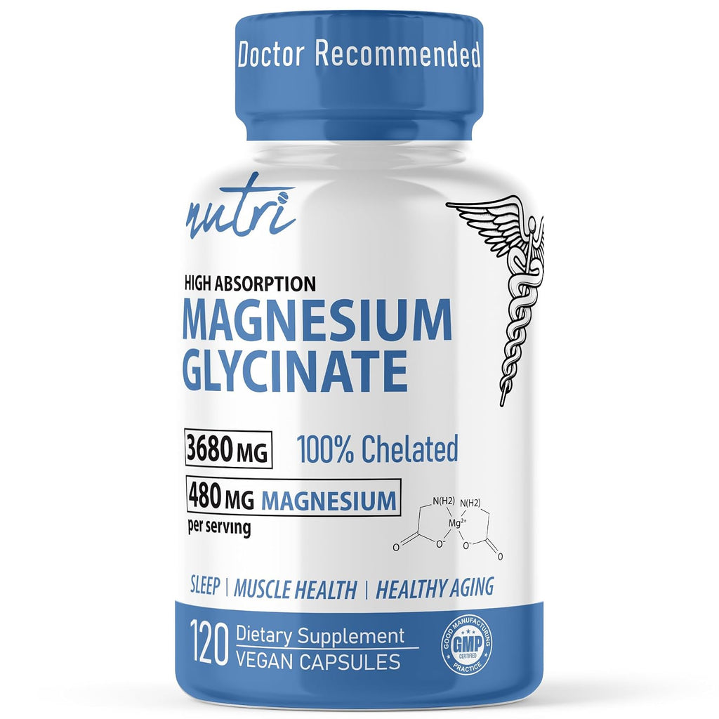 Nutri magnesium glycinate for relaxation