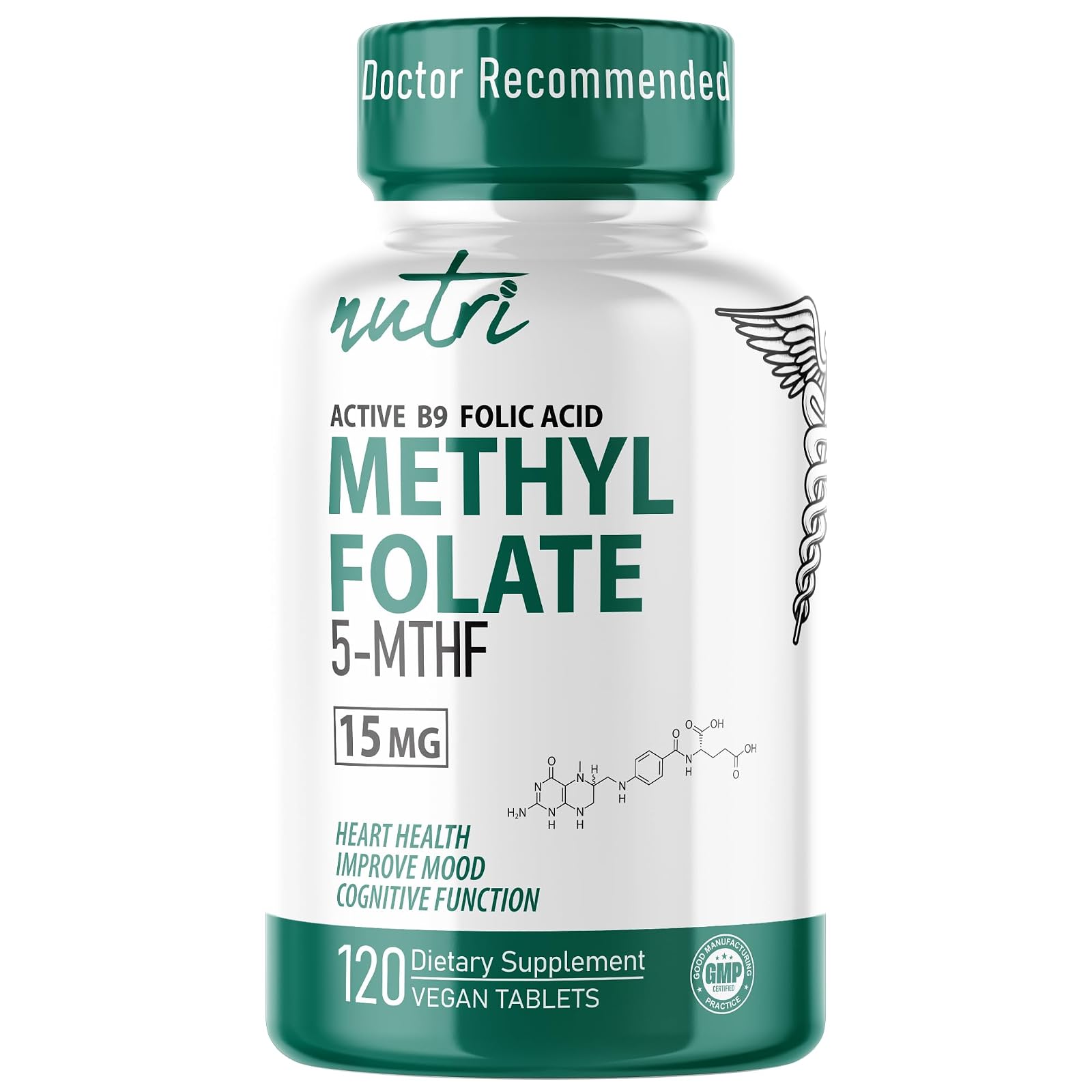Nutri methylfolate vegan tablets