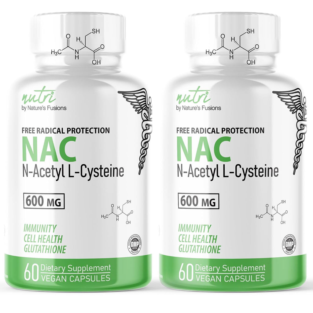 Nutri NAC N-Acetyl Cysteine capsules