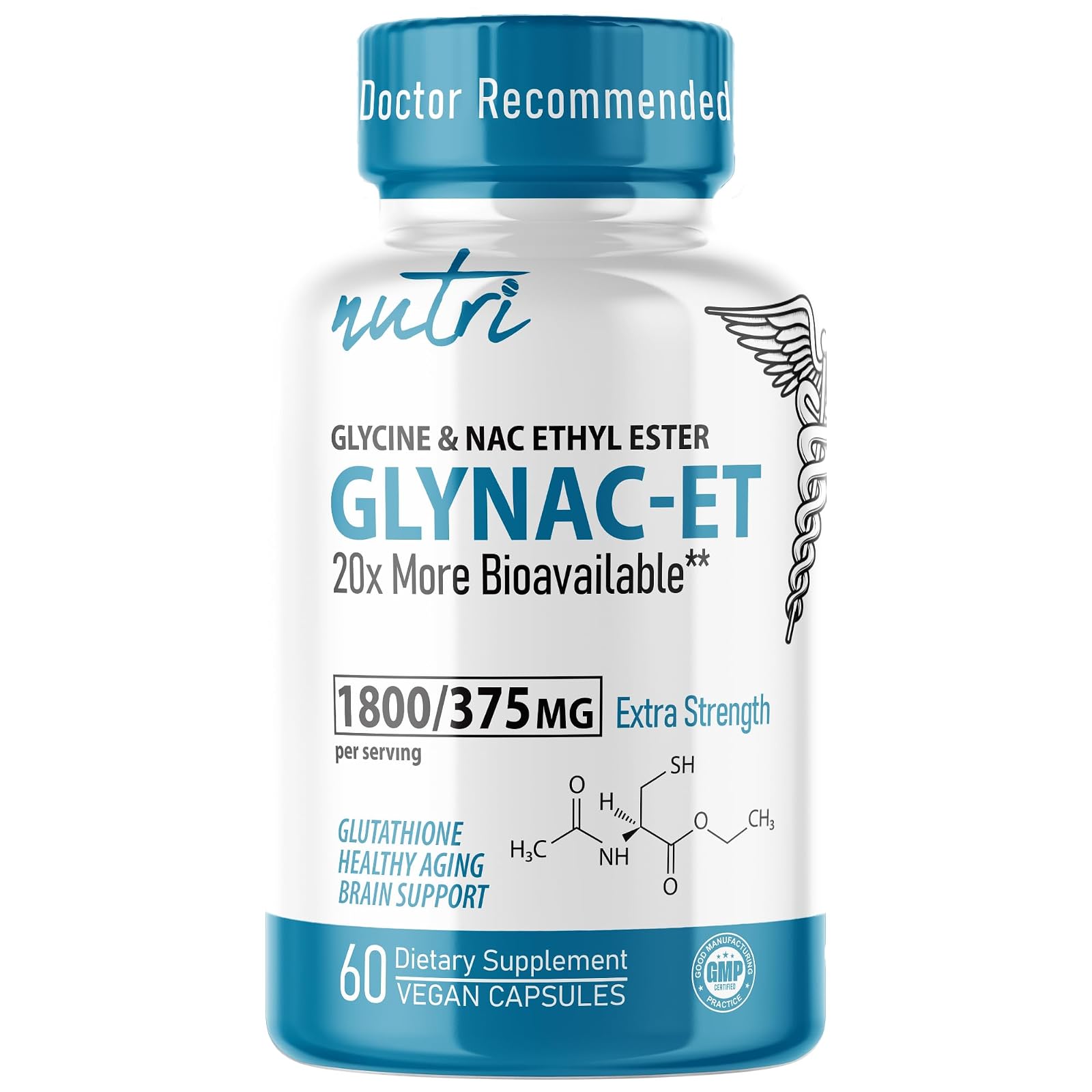 Nutri NACET N-Acetyl Cysteine capsules