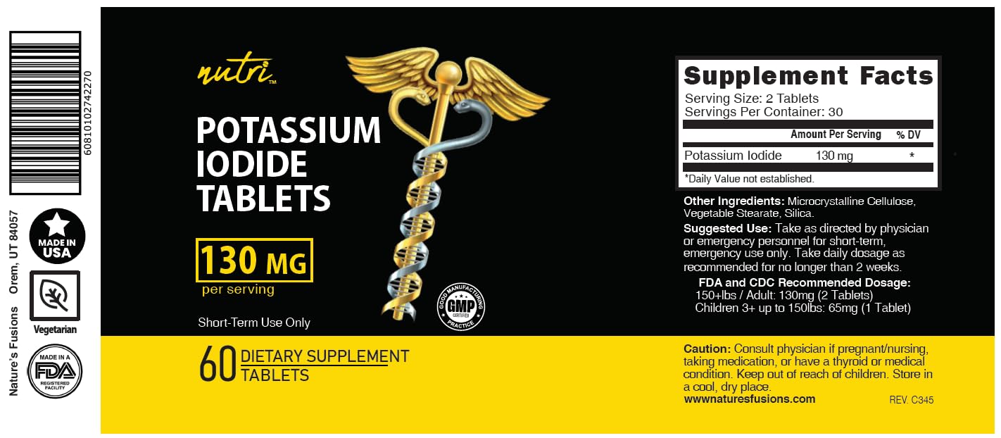 Nutri potassium iodide immune system boost