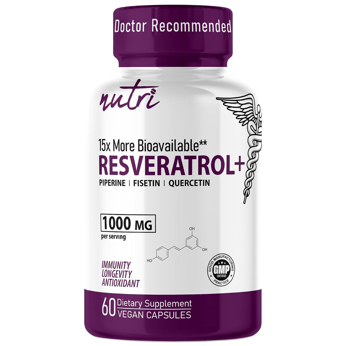 Nutri Resveratrol 1000 mg capsules