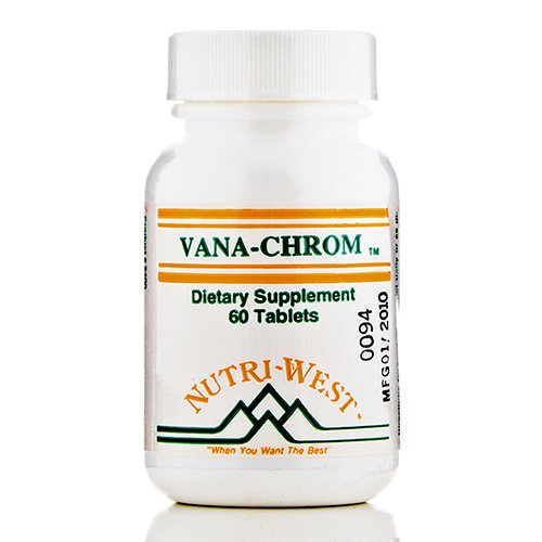 Nutri West chromium supplement tablets