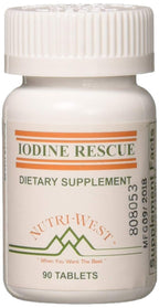 Nutri-West iodine supplement tablets