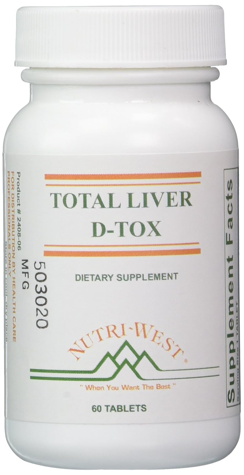 Nutri-West liver detox tablets for wellness