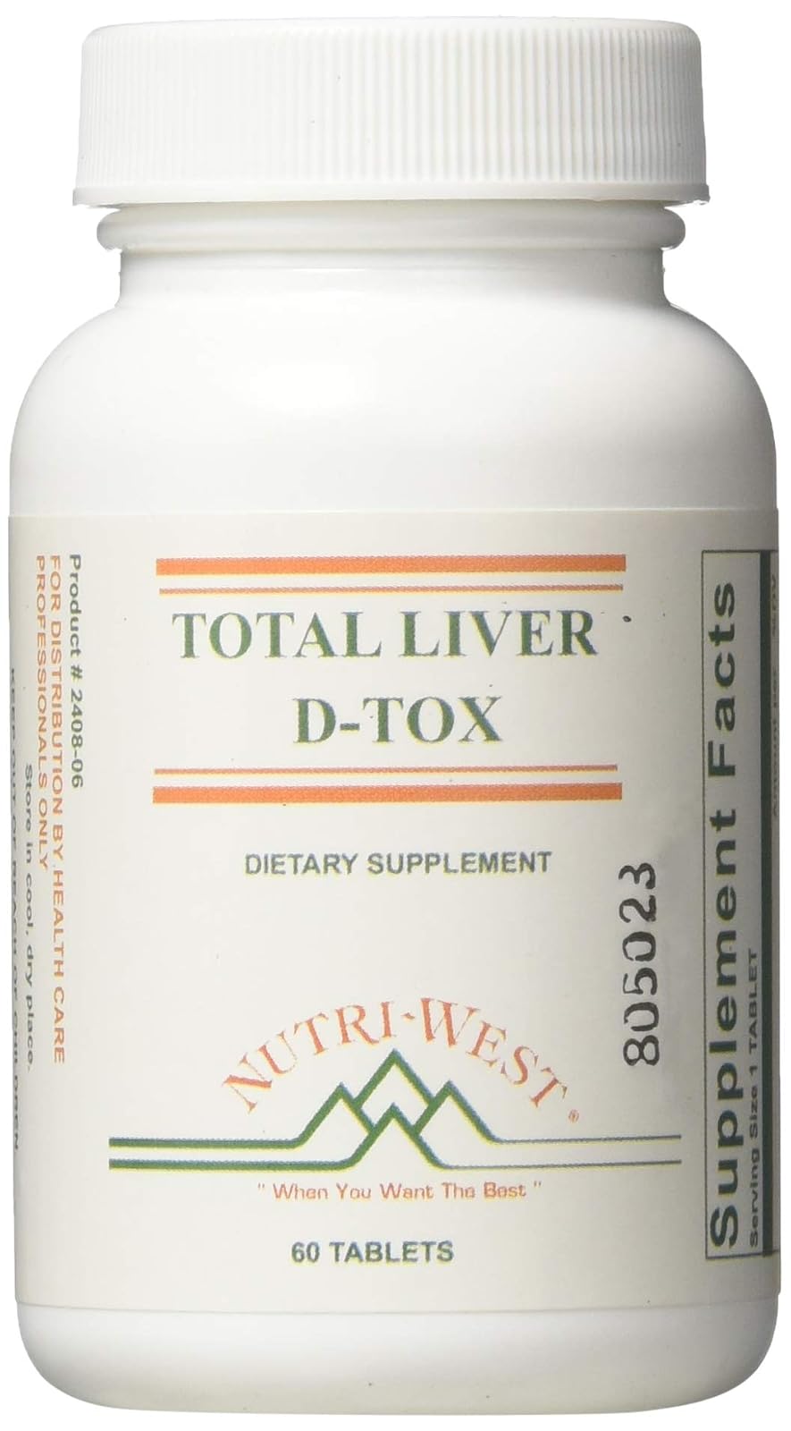 Nutri-West Total Liver-D-Tox capsules for detoxification