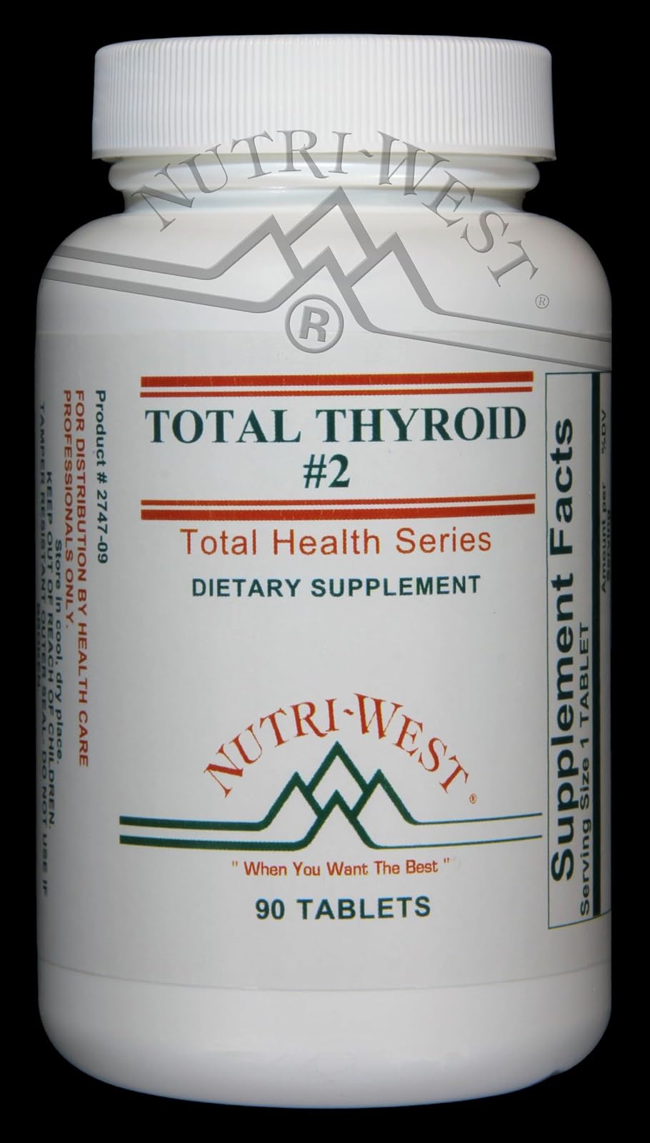 Nutri-West Total Thyroid capsules for energy
