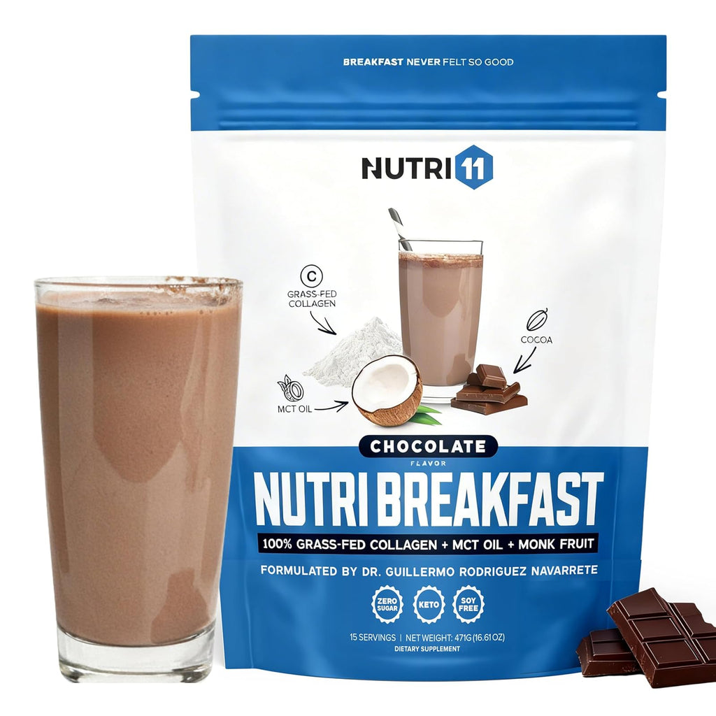 Nutri11 chocolate keto protein powder