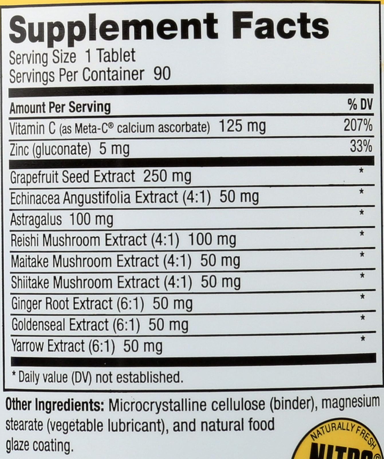 Nutribiotic echinacea for cold relief