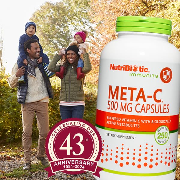 NutriBiotic vitamin C 500 mg capsules