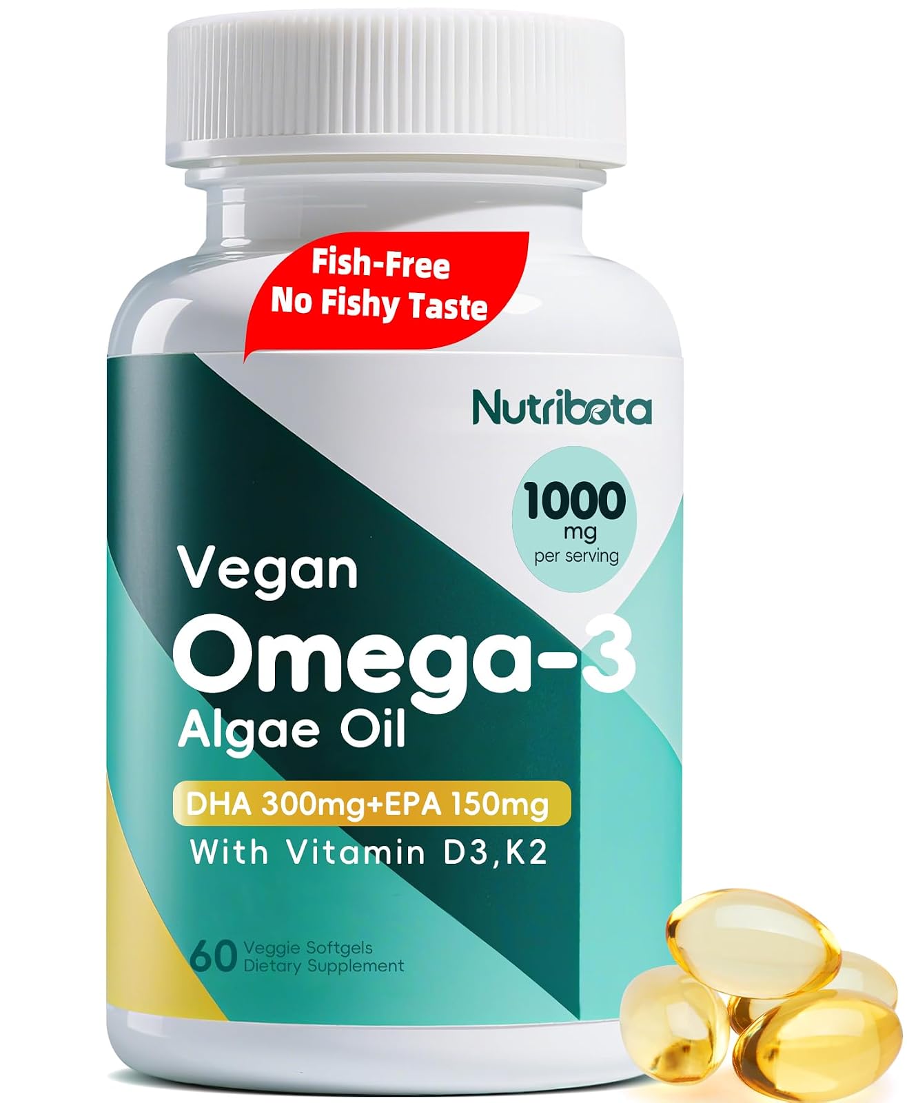 Nutribota vegan omega-3 softgels