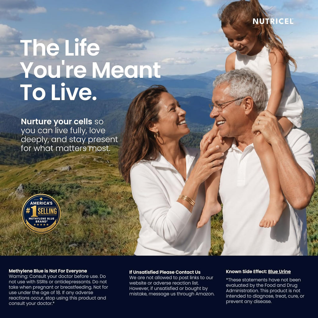 Nutricel Methylene Blue capsules for vitality