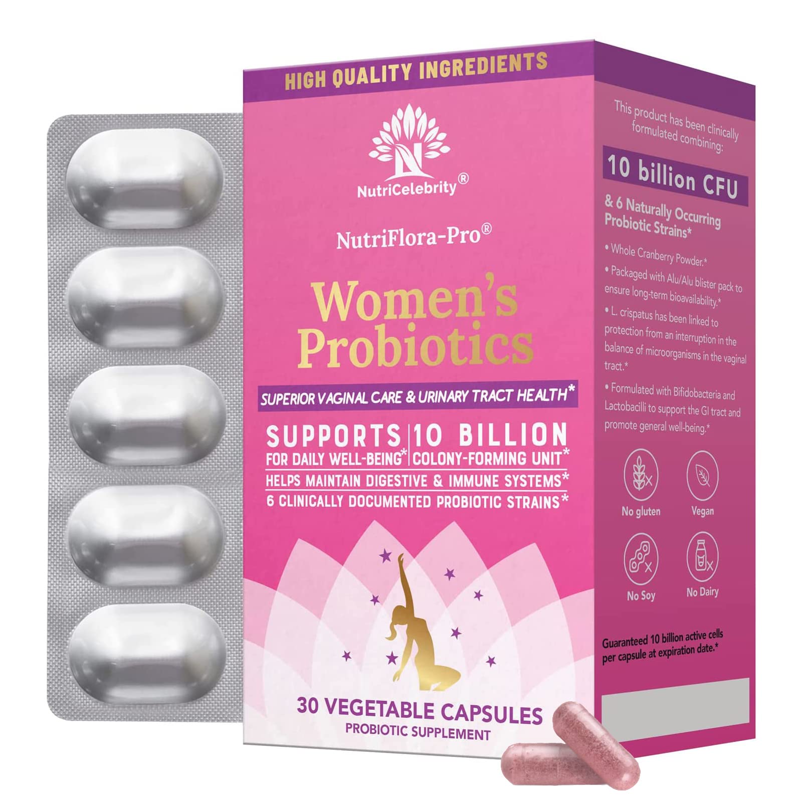 NutriCelebrity probiotics for digestive health