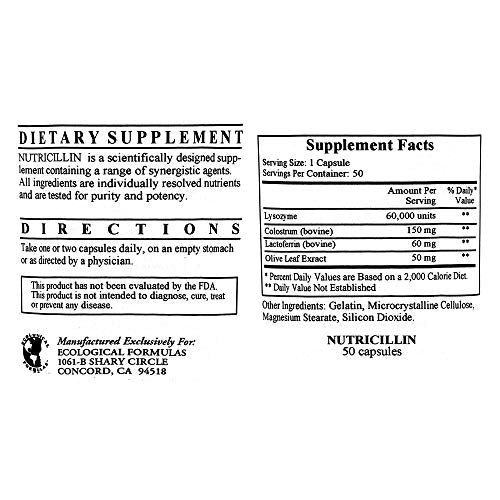 Nutricillin vitamins for daily wellness