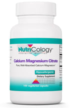 NutriCology calcium magnesium citrate capsules