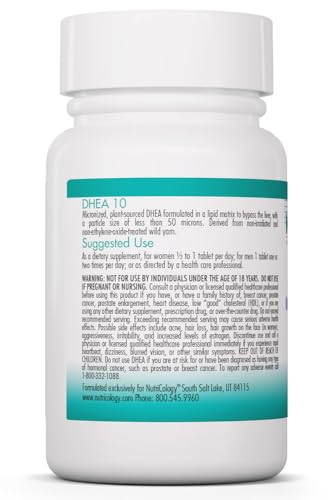 Nutricology DHEA for balanced hormones